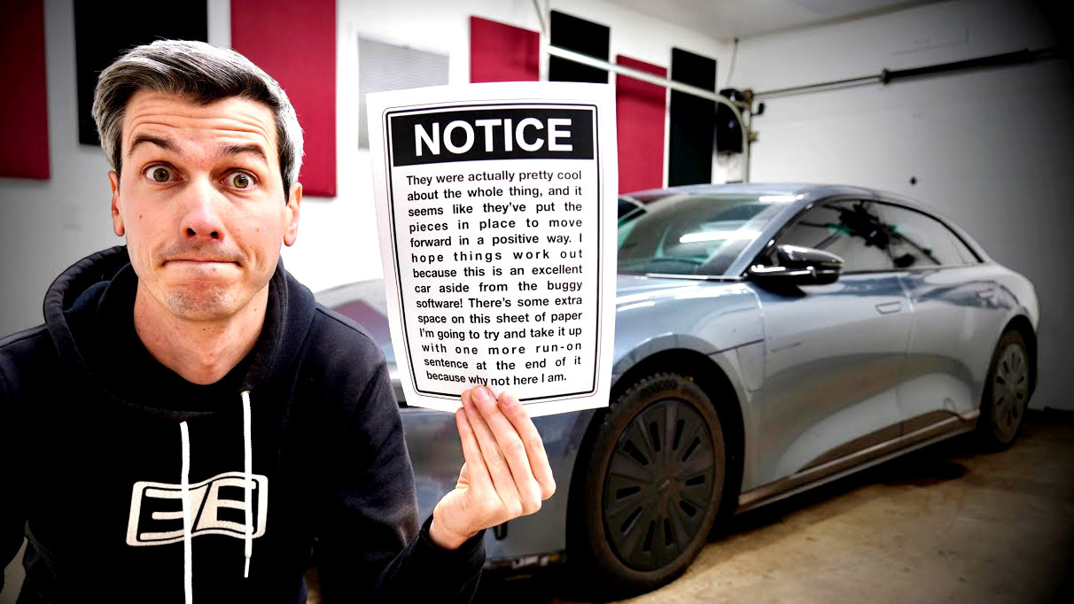 Popular YouTuber got critical with Lucid, and things didn’t end with a ...