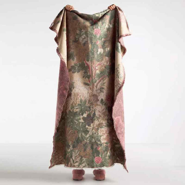 Anthropologie's so cute vintage-inspired throw is going to sell out