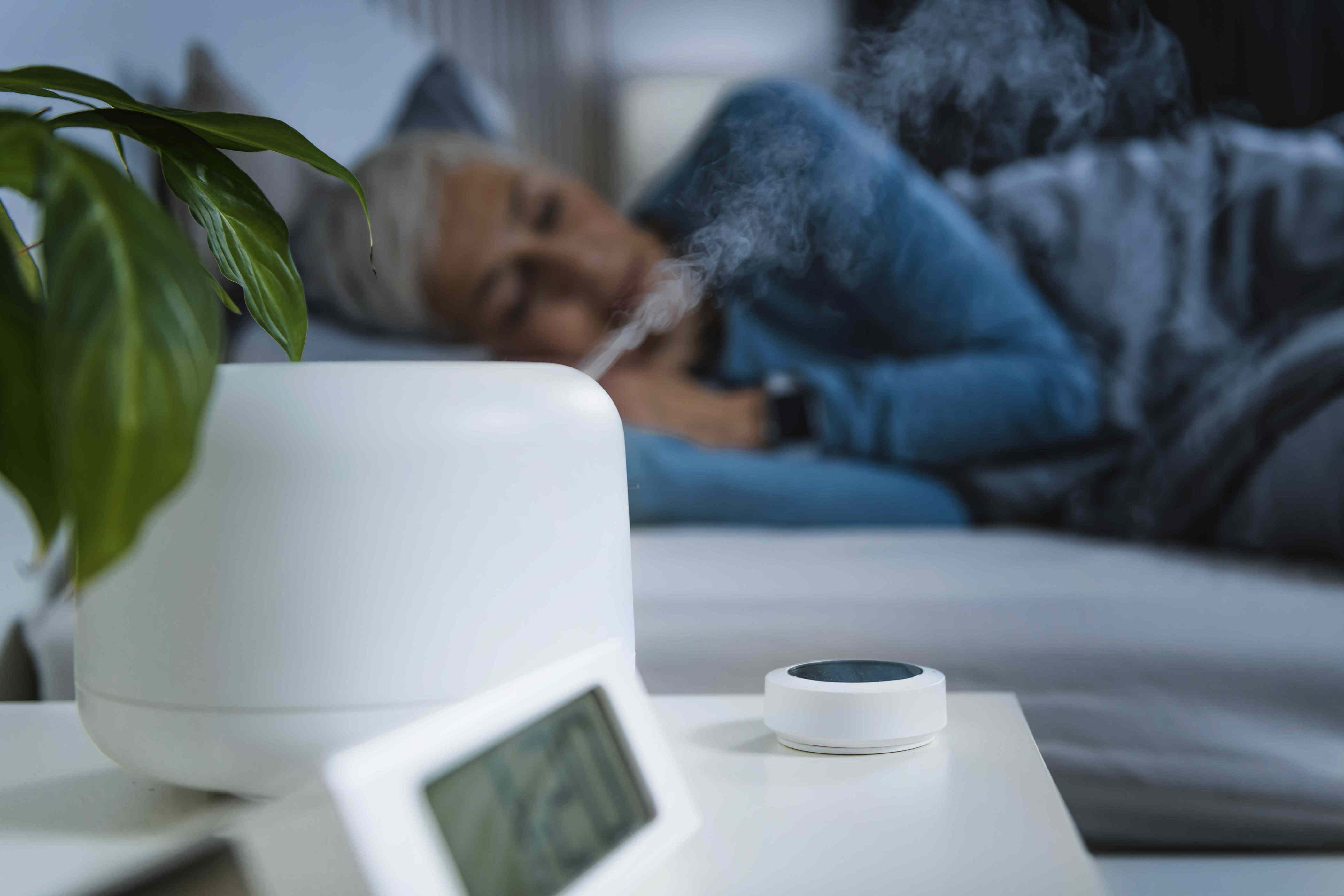 Is it safe to sleep with a humidifier on all night?