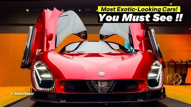 Most exotic-looking cars