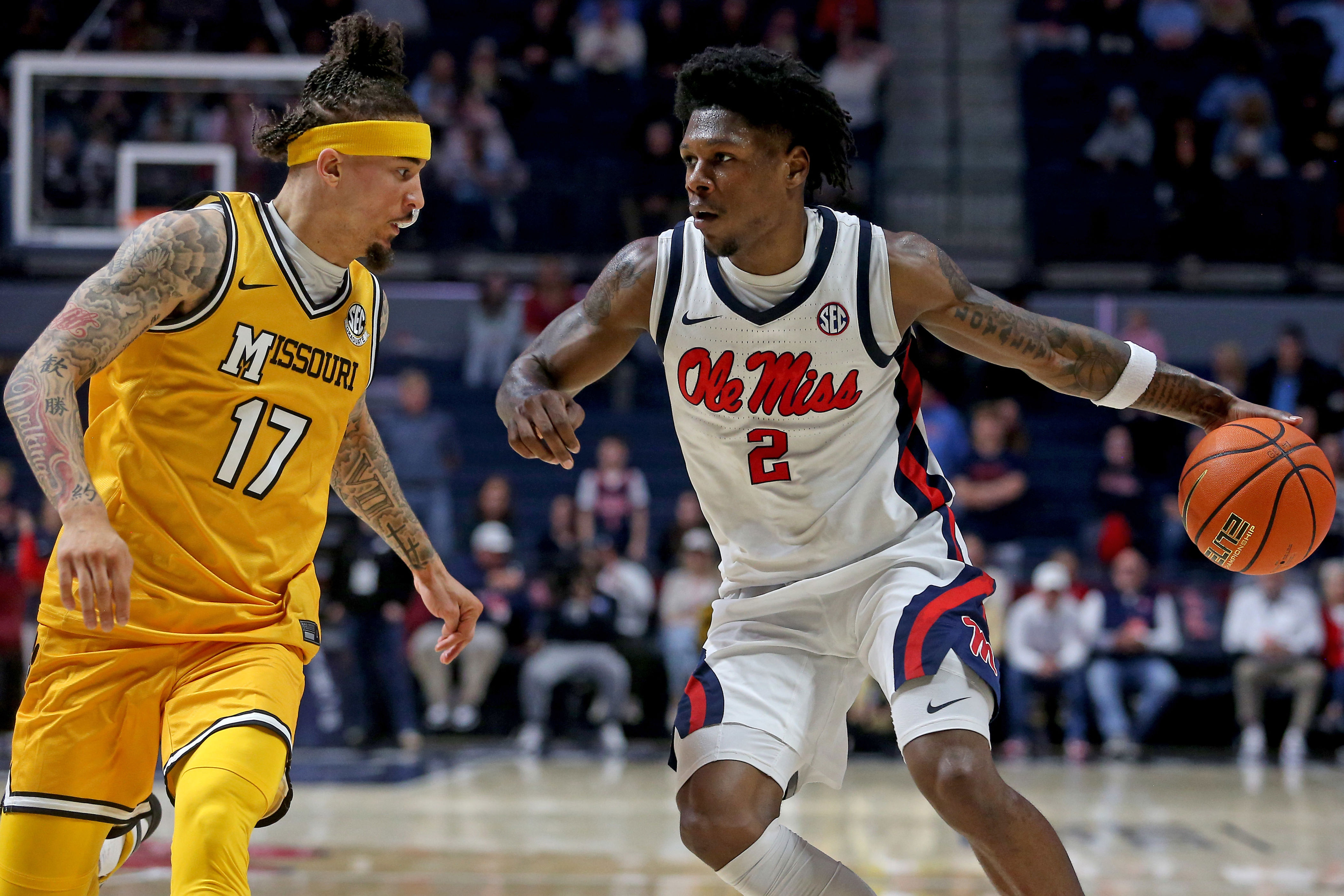 Ole Miss protects home court over Missouri for first SEC win