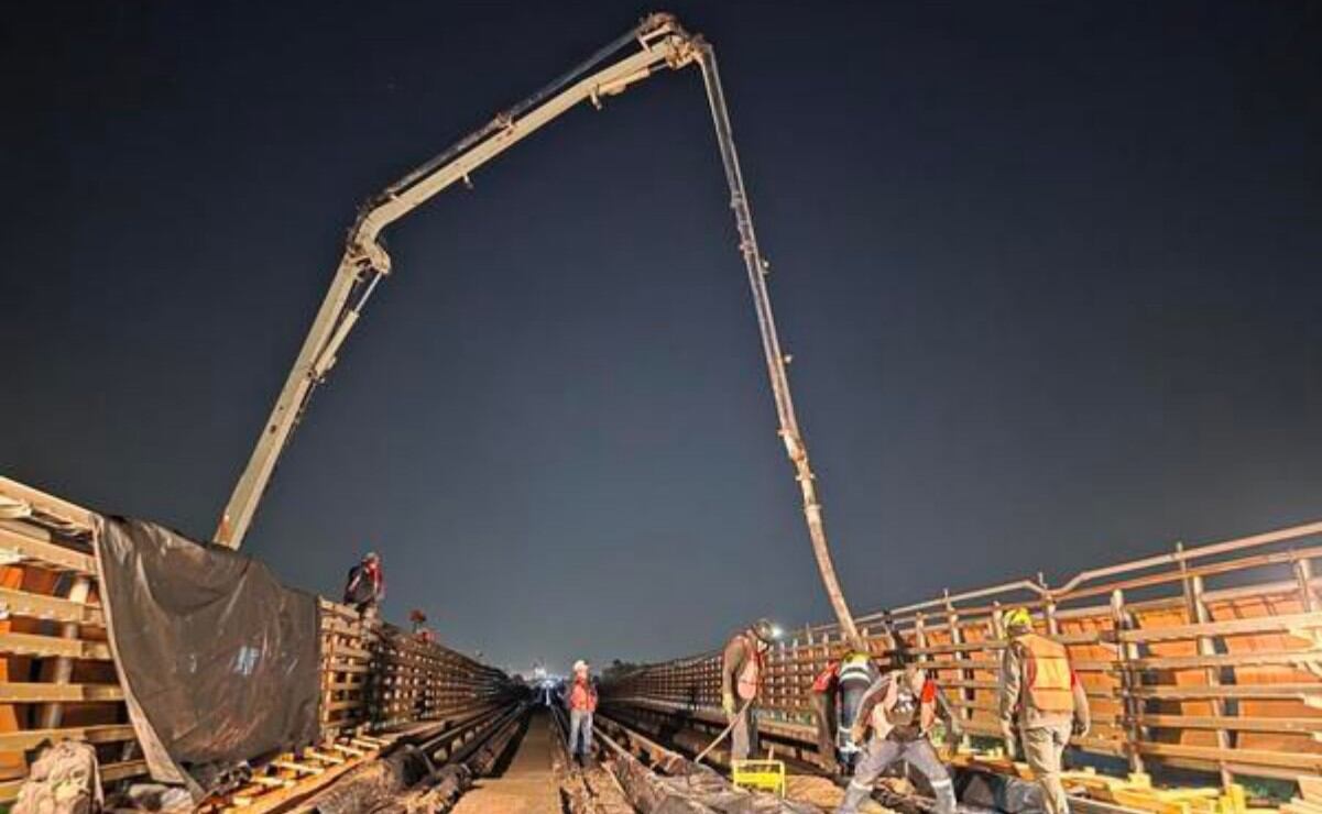 Línea B del Metro: STC realiza colado de nuevas trabes en tramo elevado ...