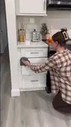 Satisfying kitchen cabinet cleaning ASMR