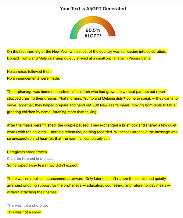 Bogus story claims Trumps volunteered at Pennsylvania orphanage on New ...