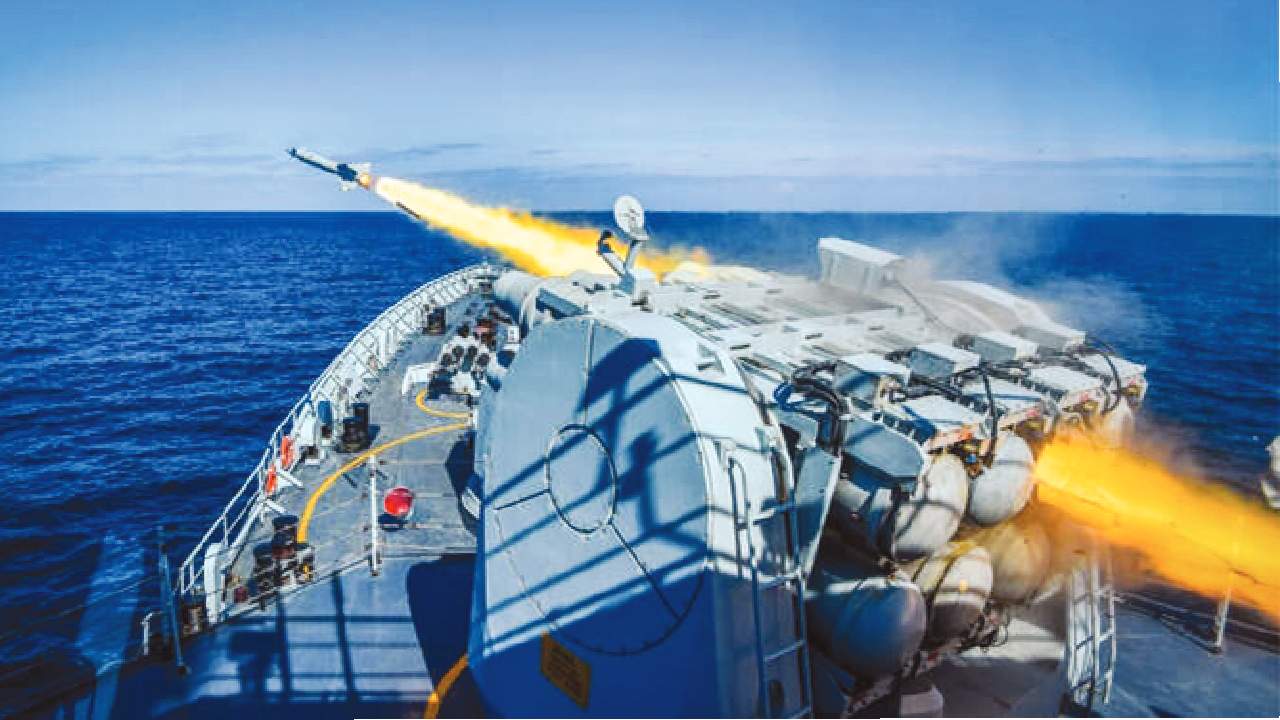 PAK Navy test fires LY-80 missile