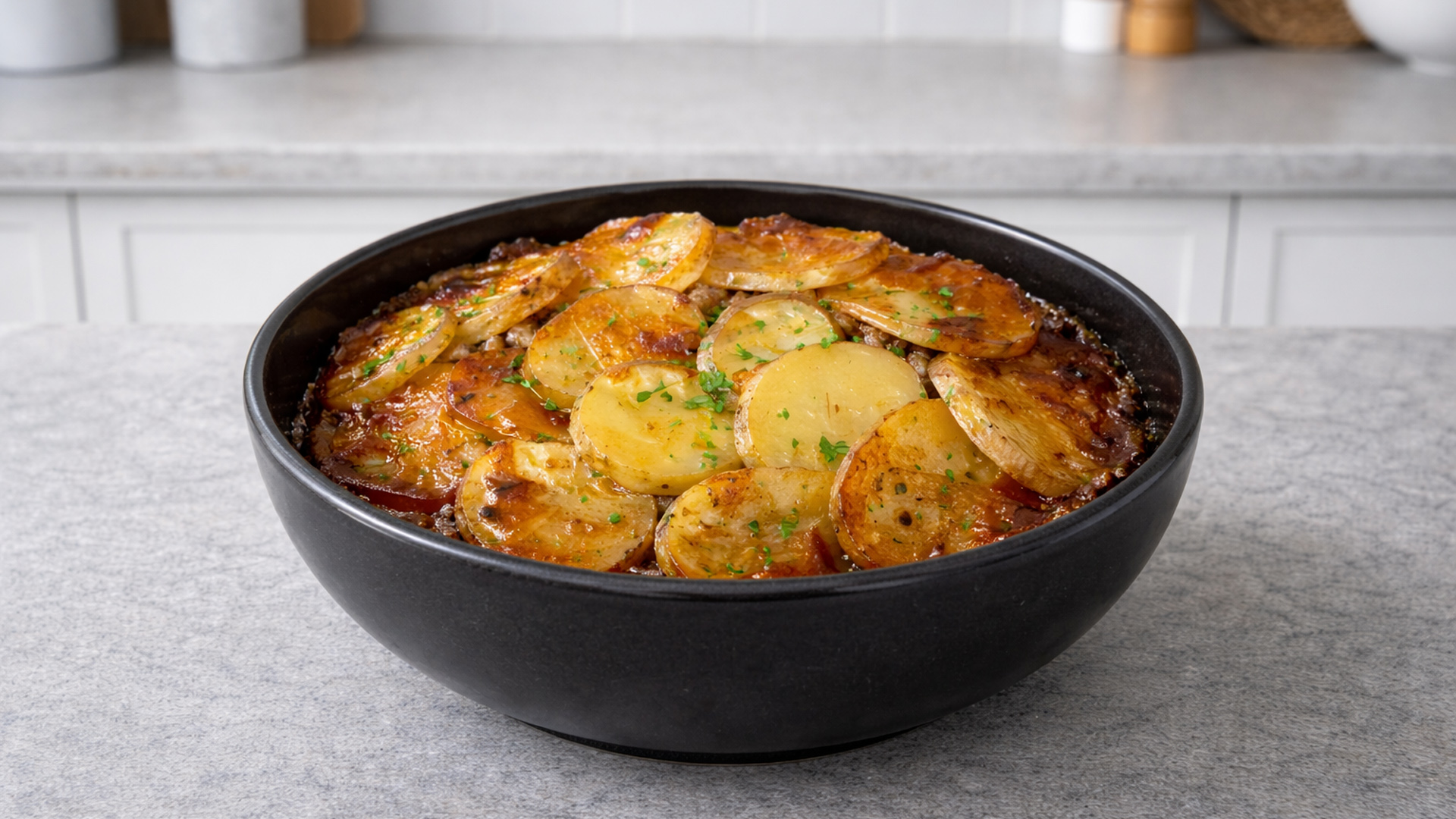 Cheesy potato and minced beef crockpot recipe