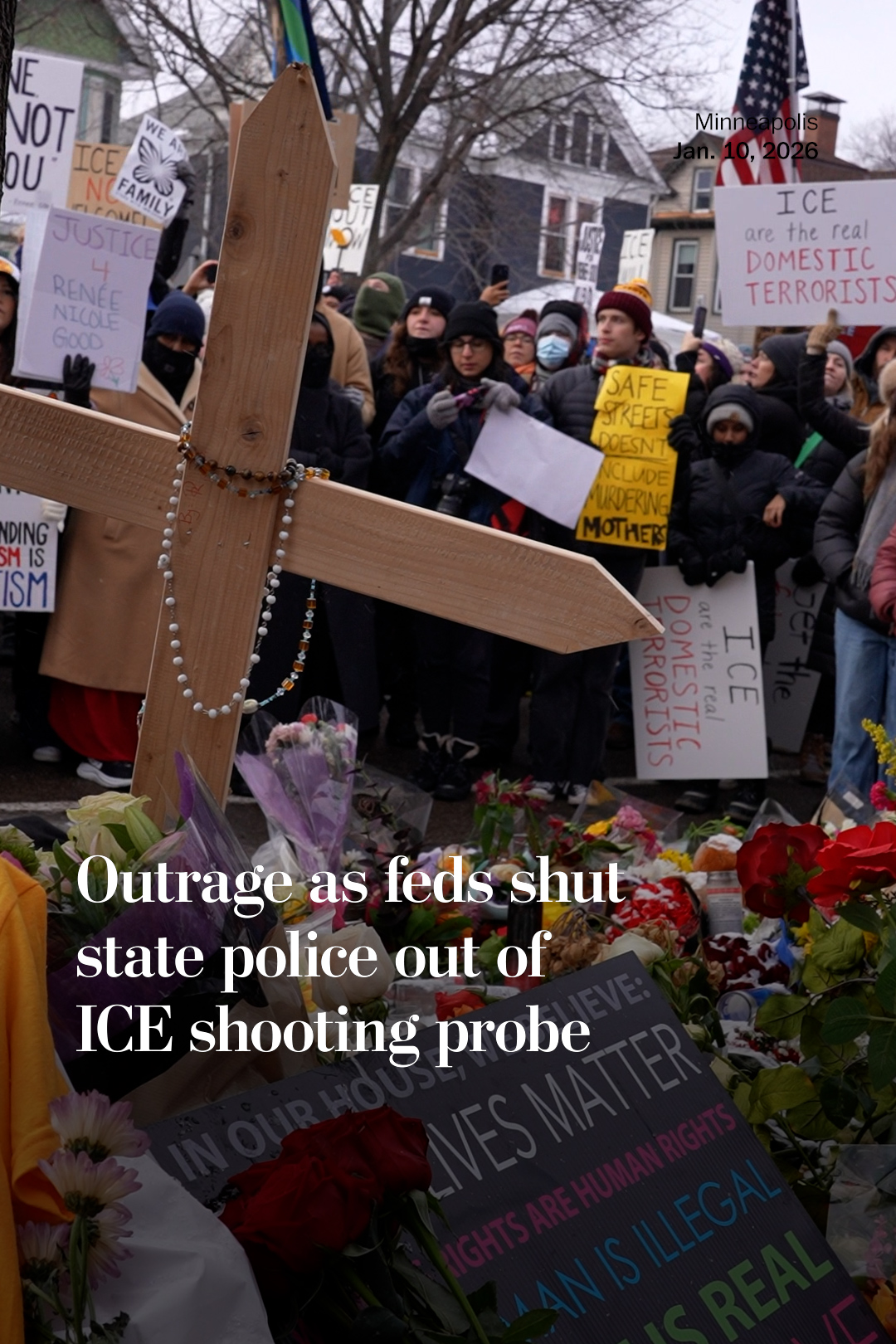 Outrage as feds shut state police out of ICE shooting probe