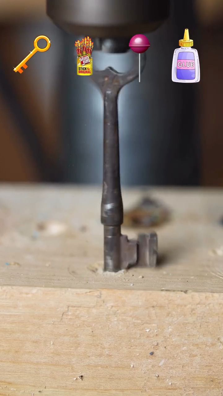 400-year-old key drill bit