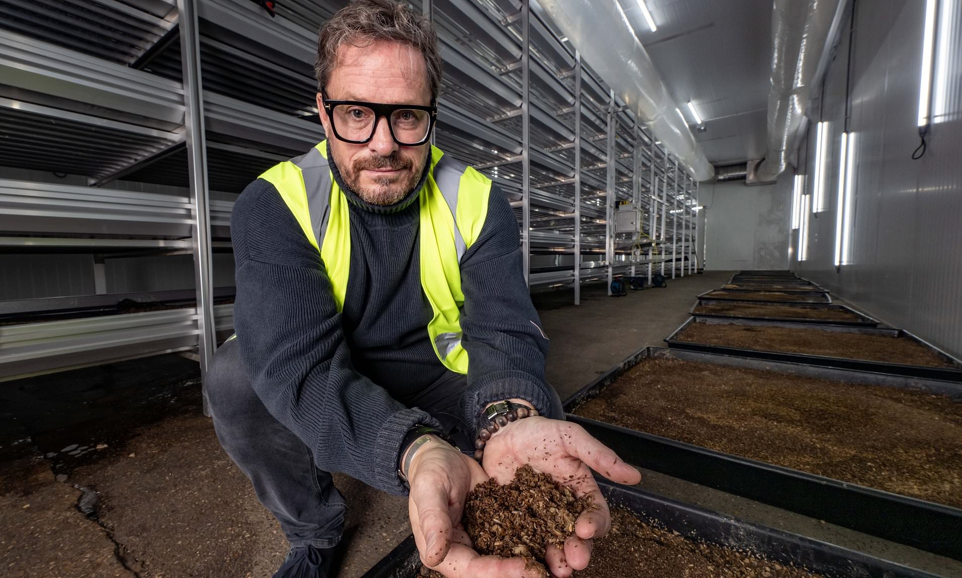 Ex-city financier builds UK's largest insect farm