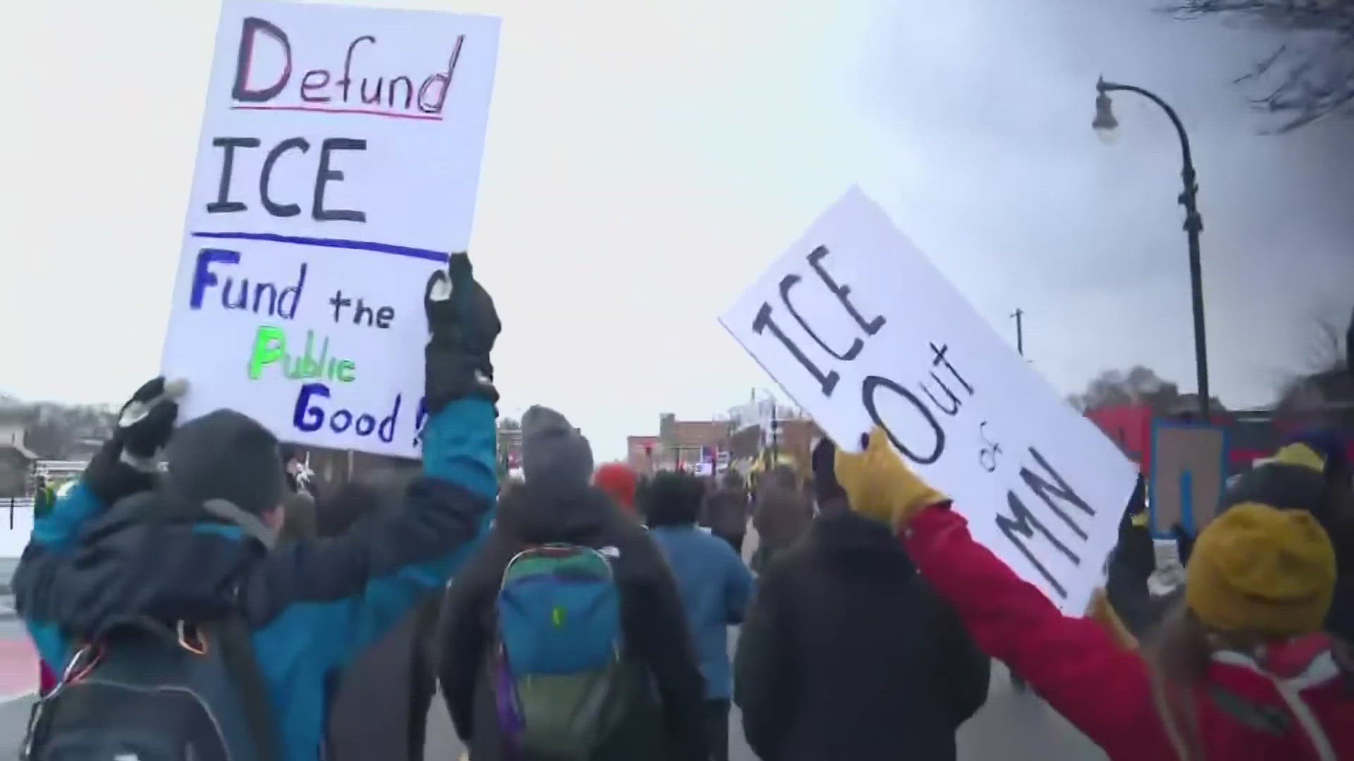 Protests continue after Minneapolis ICE shooting