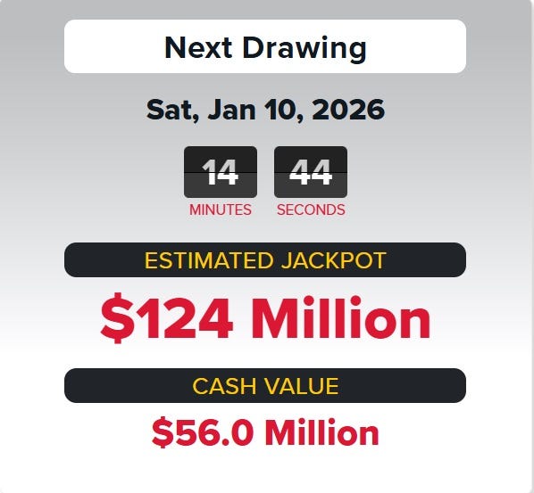 Did anyone win Powerball? Winning numbers Saturday, January 10, 2026