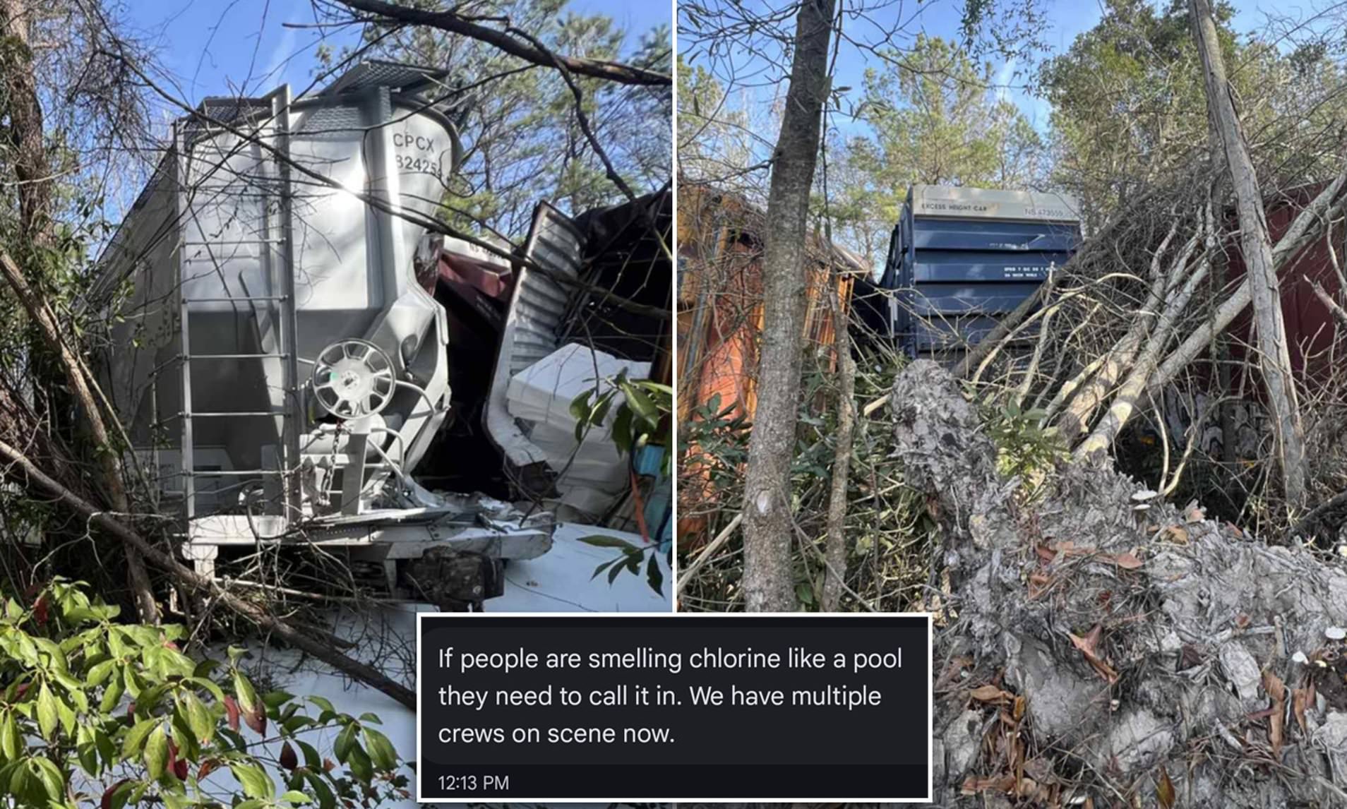 Shelter in place ordered for residents as train derailment sparks ...