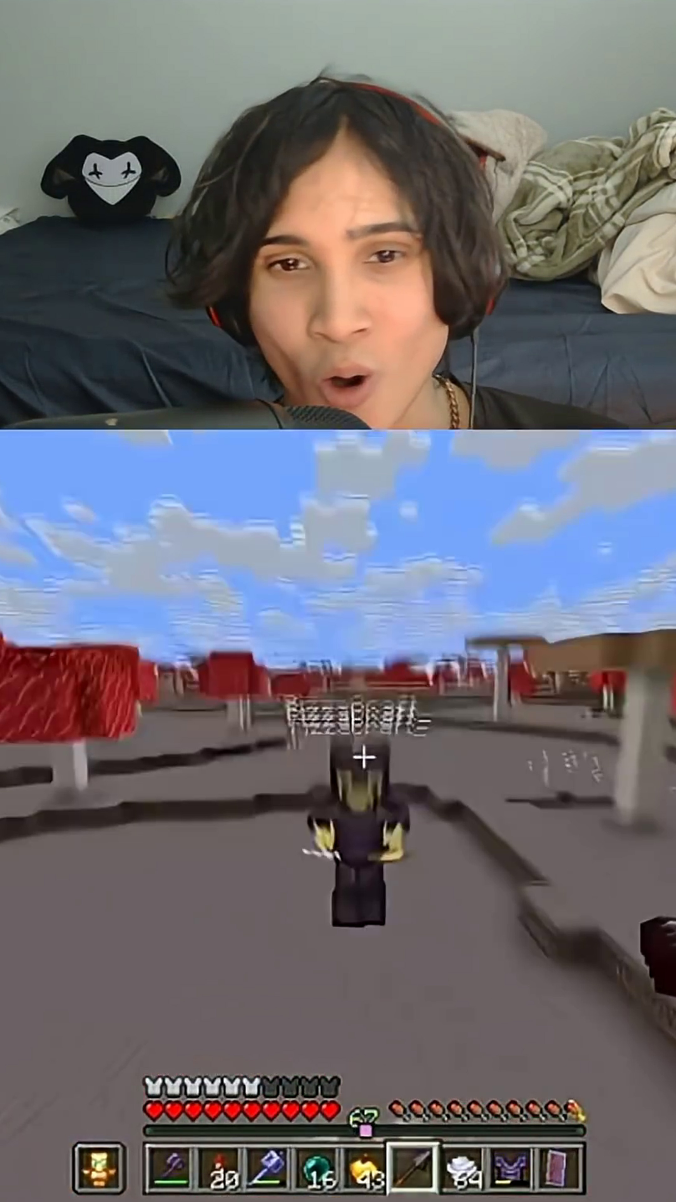 Air strike PvP in Minecraft