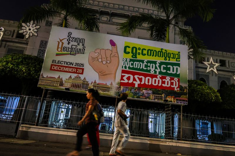 Myanmar votes again in military's lopsided election