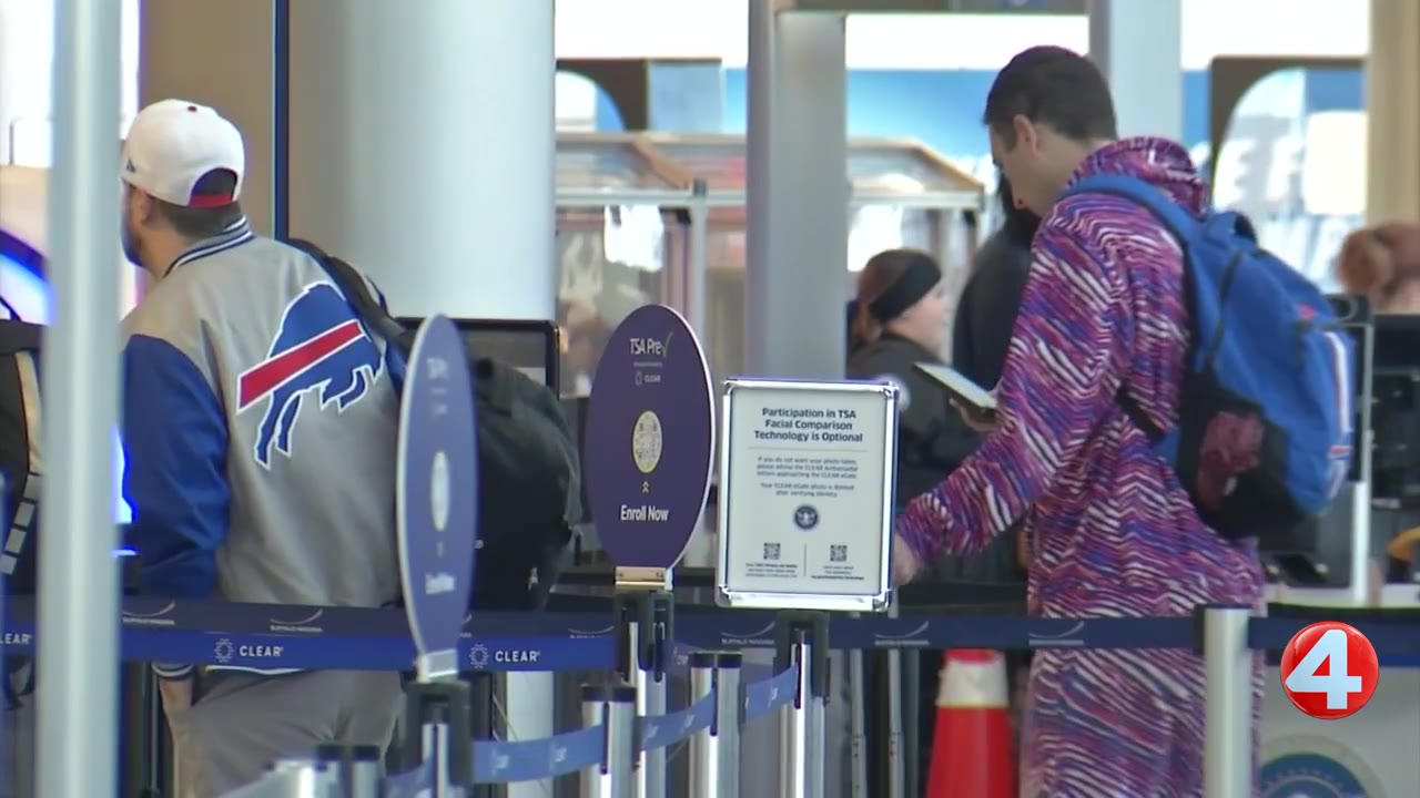 Bills fans fly south ahead of playoff game