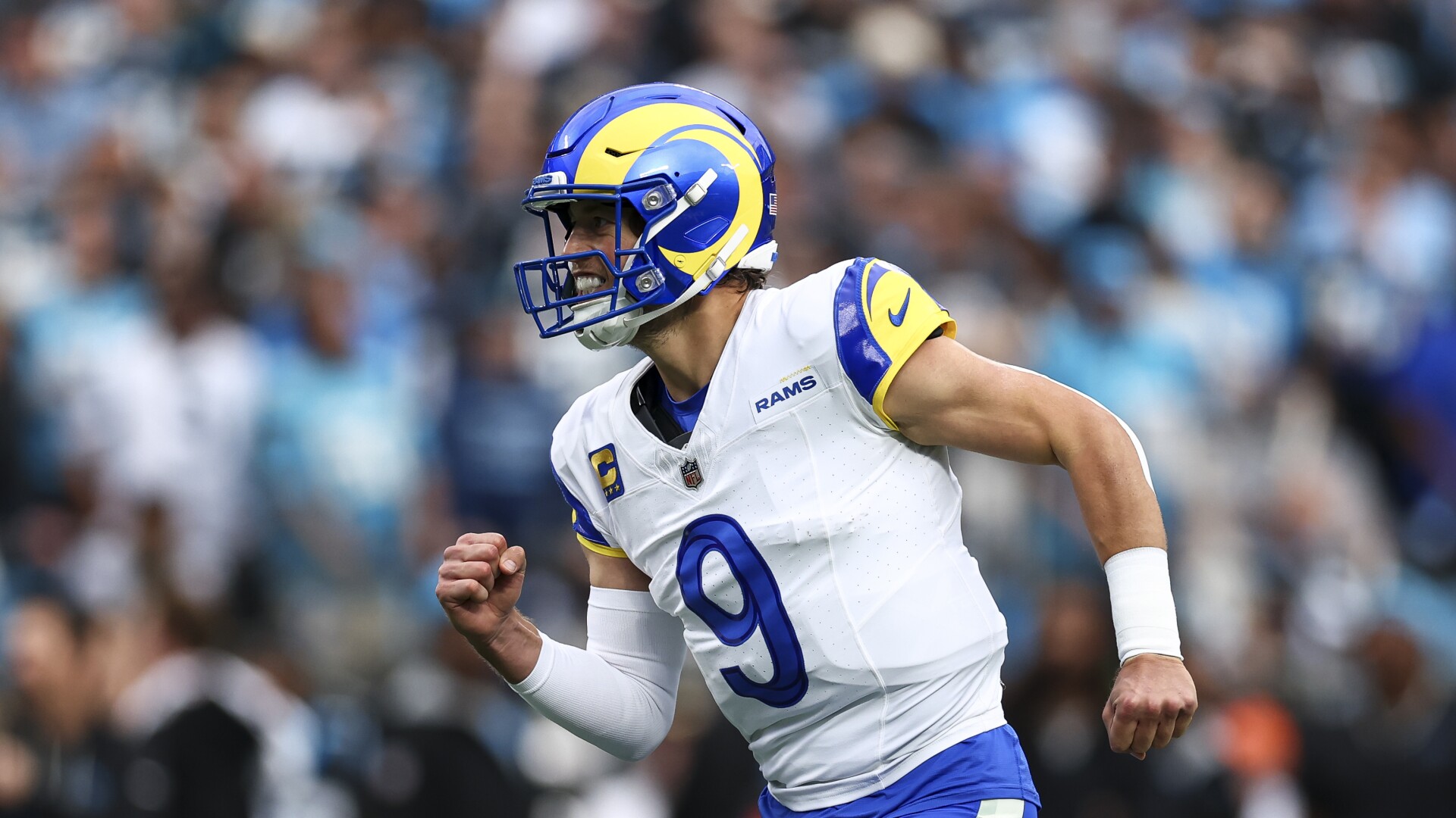 Rams survive and advance, defeat Panthers 34-31