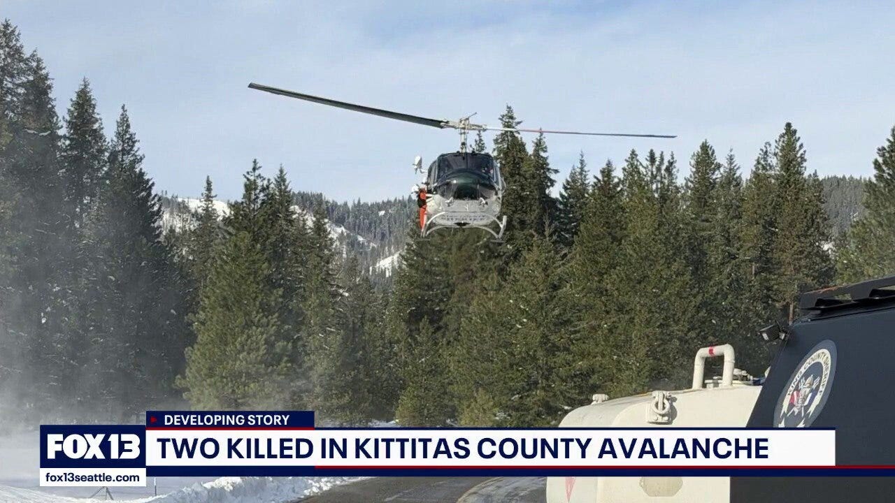 Two killed, two rescued after backcountry avalanche in Kittitas County, WA