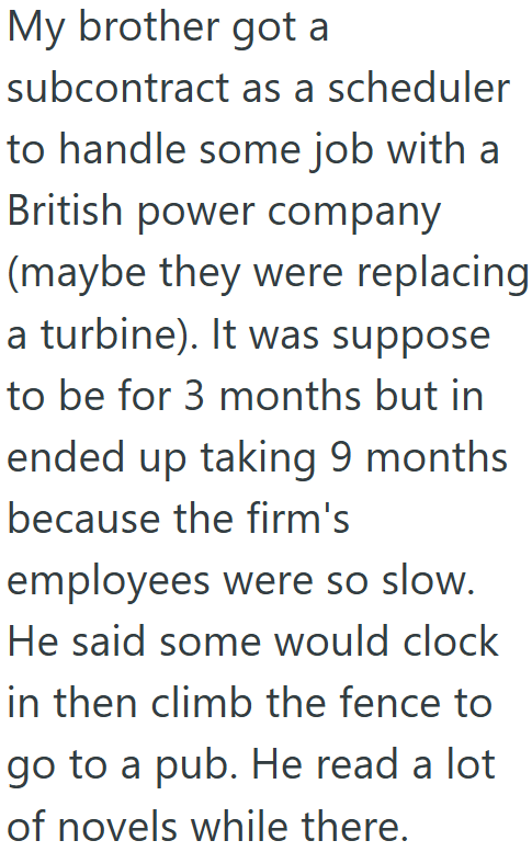 Gas company contractor had a really fast crew, but when his manager ...