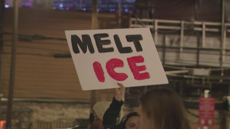 Protesters gather in downtown Austin for demonstrations against ICE