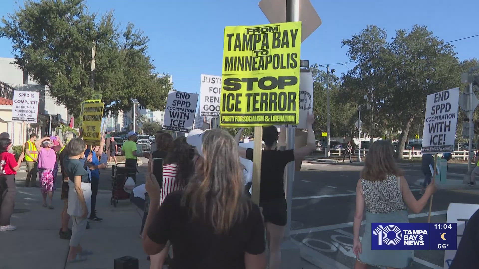 Deadly ICE shooting in Minneapolis sparks protests across Tampa Bay