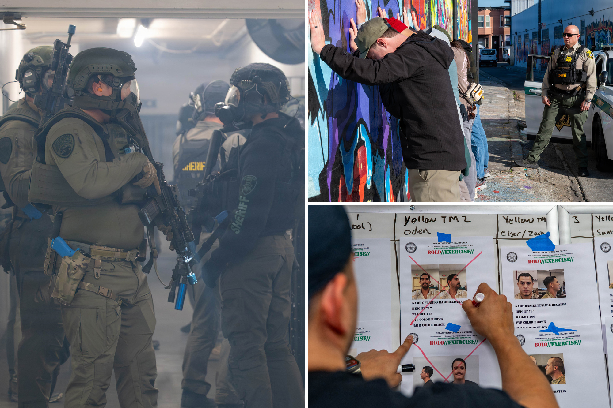 San Francisco transformed into mock battlezone under Air Force’s ...