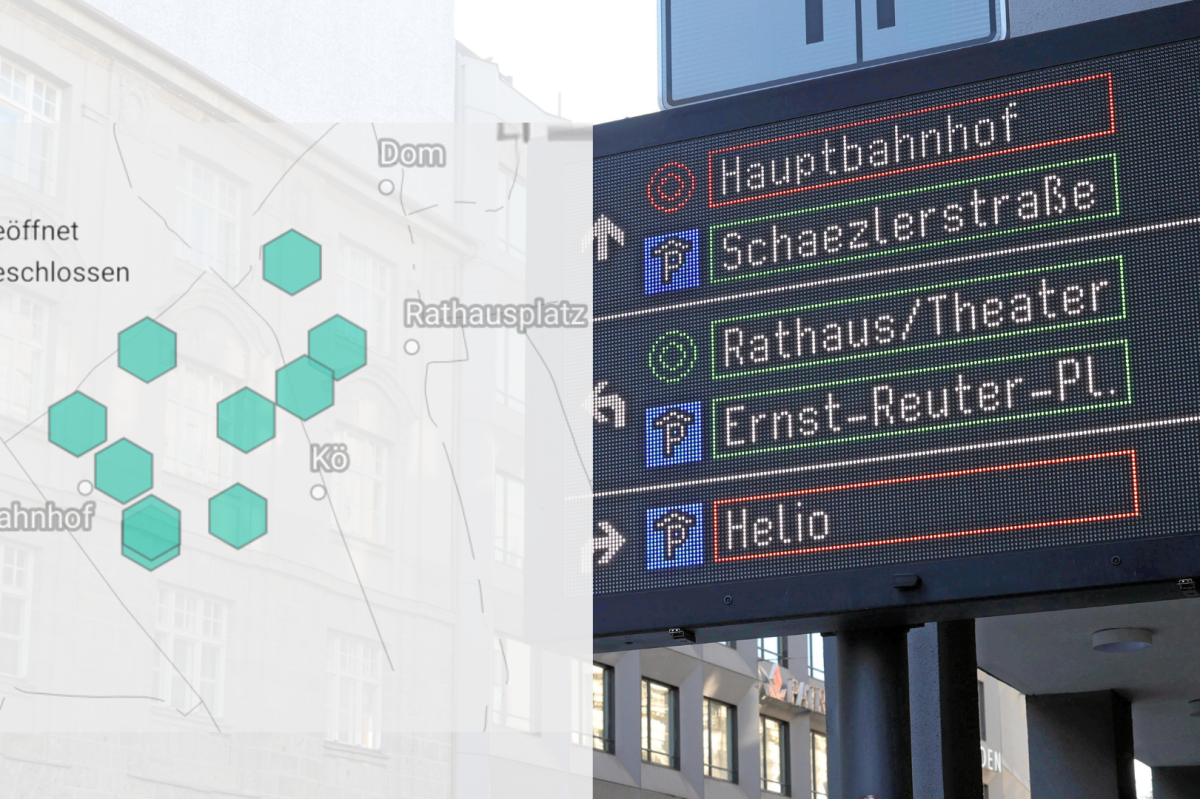 Zu Silvester mit dem Auto nach Augsburg? So voll sind die Parkhäuser ...