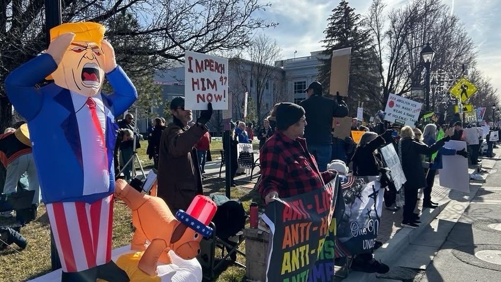 Protesters rally in Carson City against ICE amid recent shootings