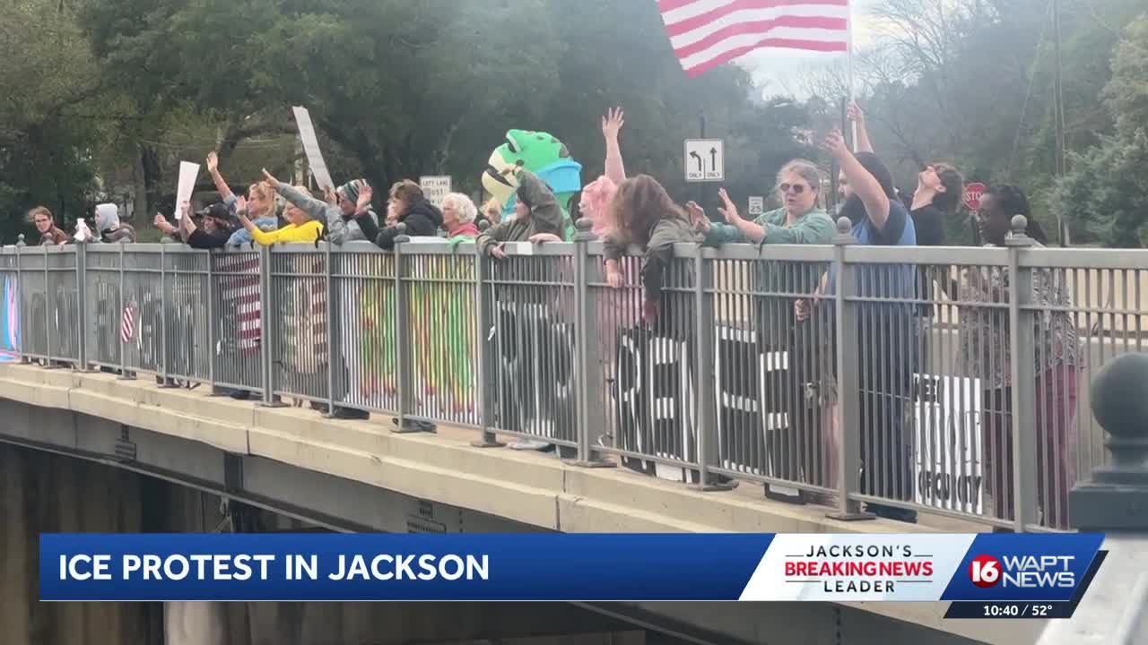 Jackson protesters demand justice after ICE shootings