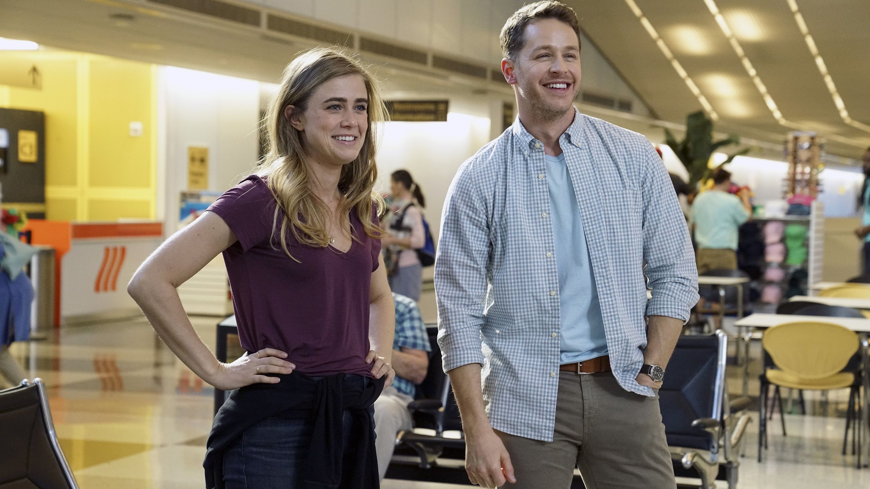 Manifest stars Josh Dallas and Melissa Roxburgh reunite in NBC's The ...