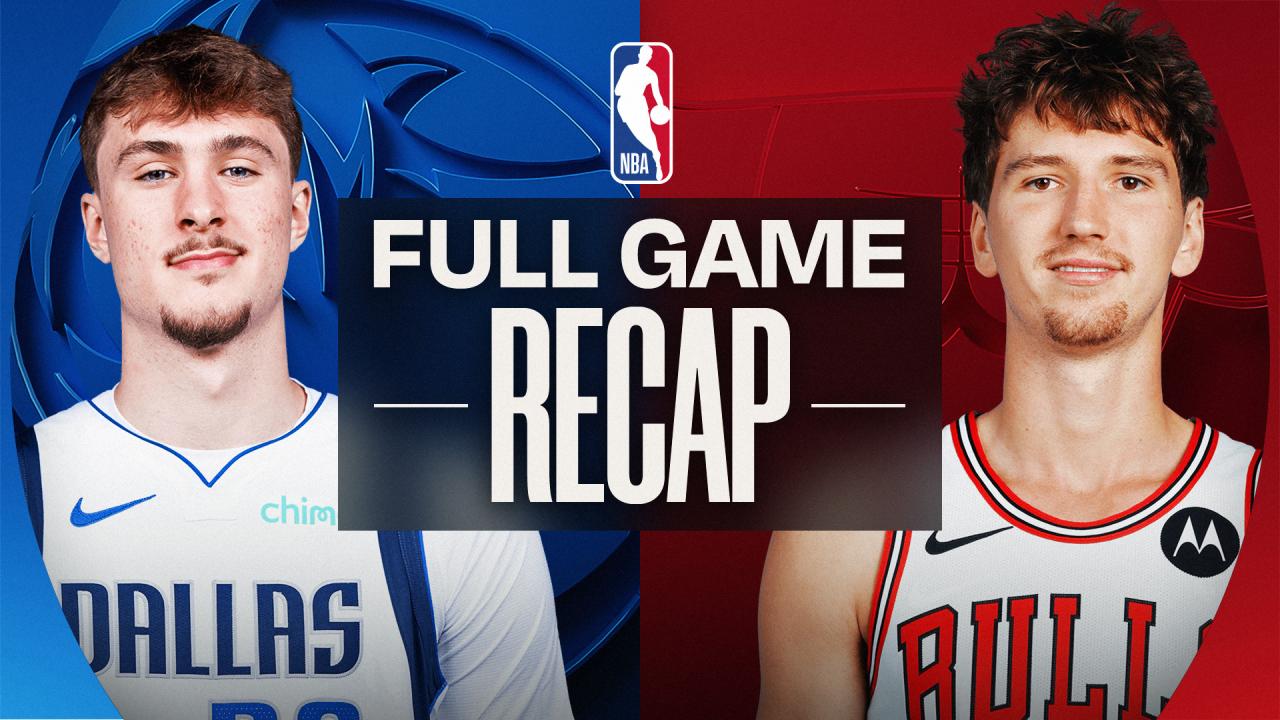 Game recap: Bulls 125, Mavericks 107