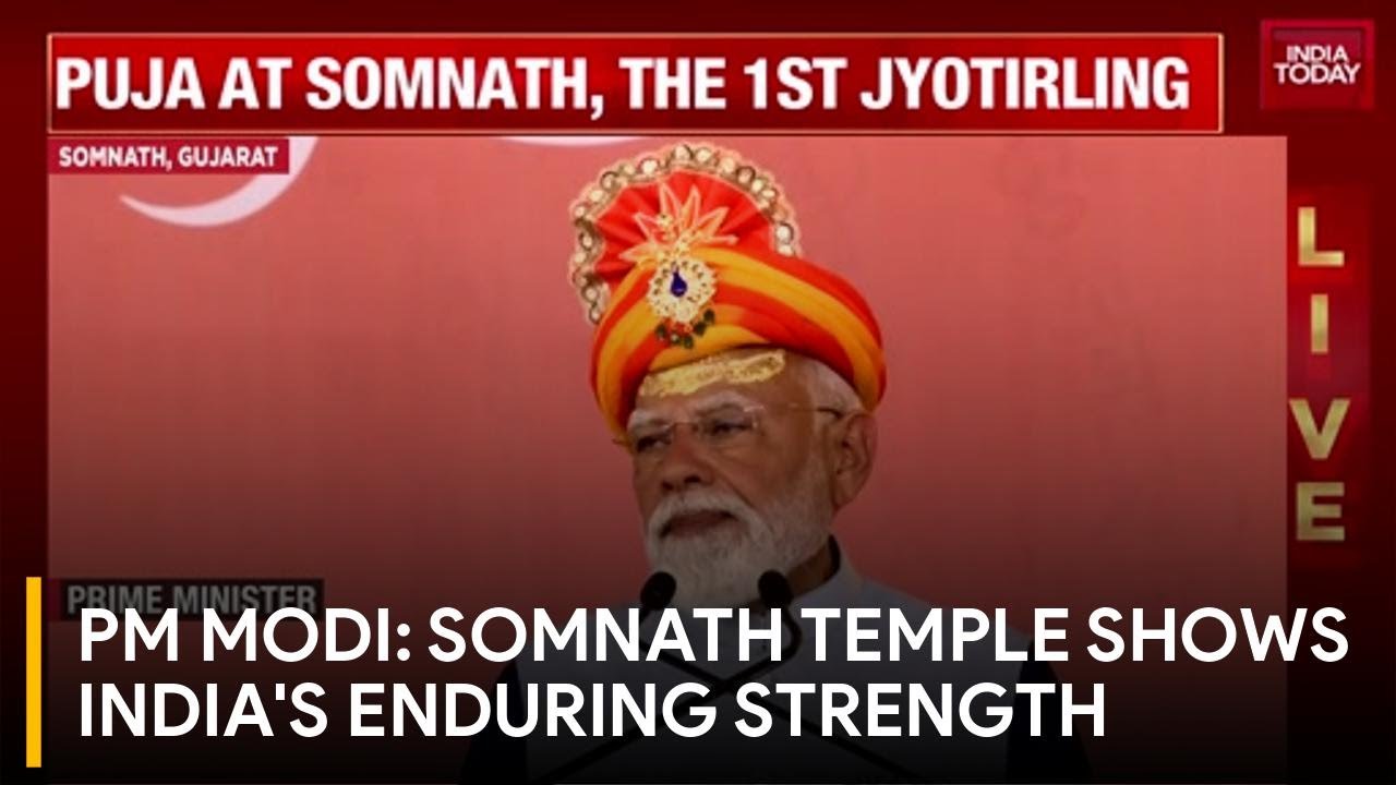 PM Modi at Somnath Parva: 'A thousand years later, Somnath's flag calls ...