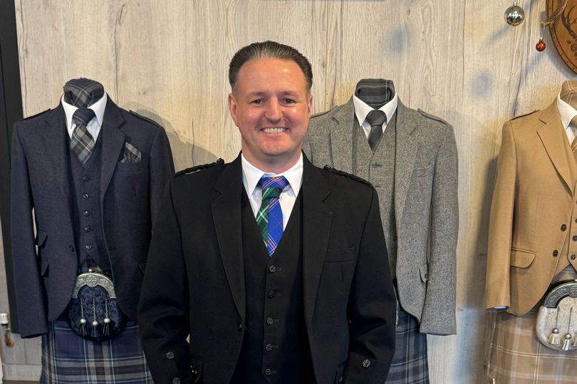 New Old Firm half-and-half tartan kilt created to mark actor's 20-year ...