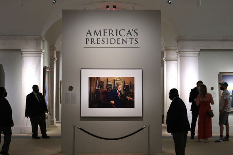Smithsonian updates Trump portrait, removes text about double impeachment