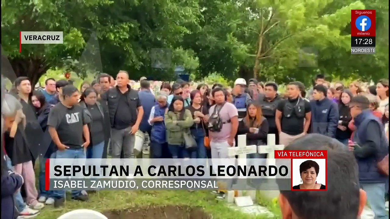 Sepultan a Carlos Leonardo, periodista asesinado en restaurante ...