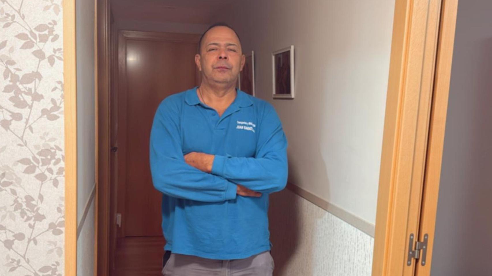 Juan, transportista colombiano que vive en Zaragoza desde hace 25 años ...