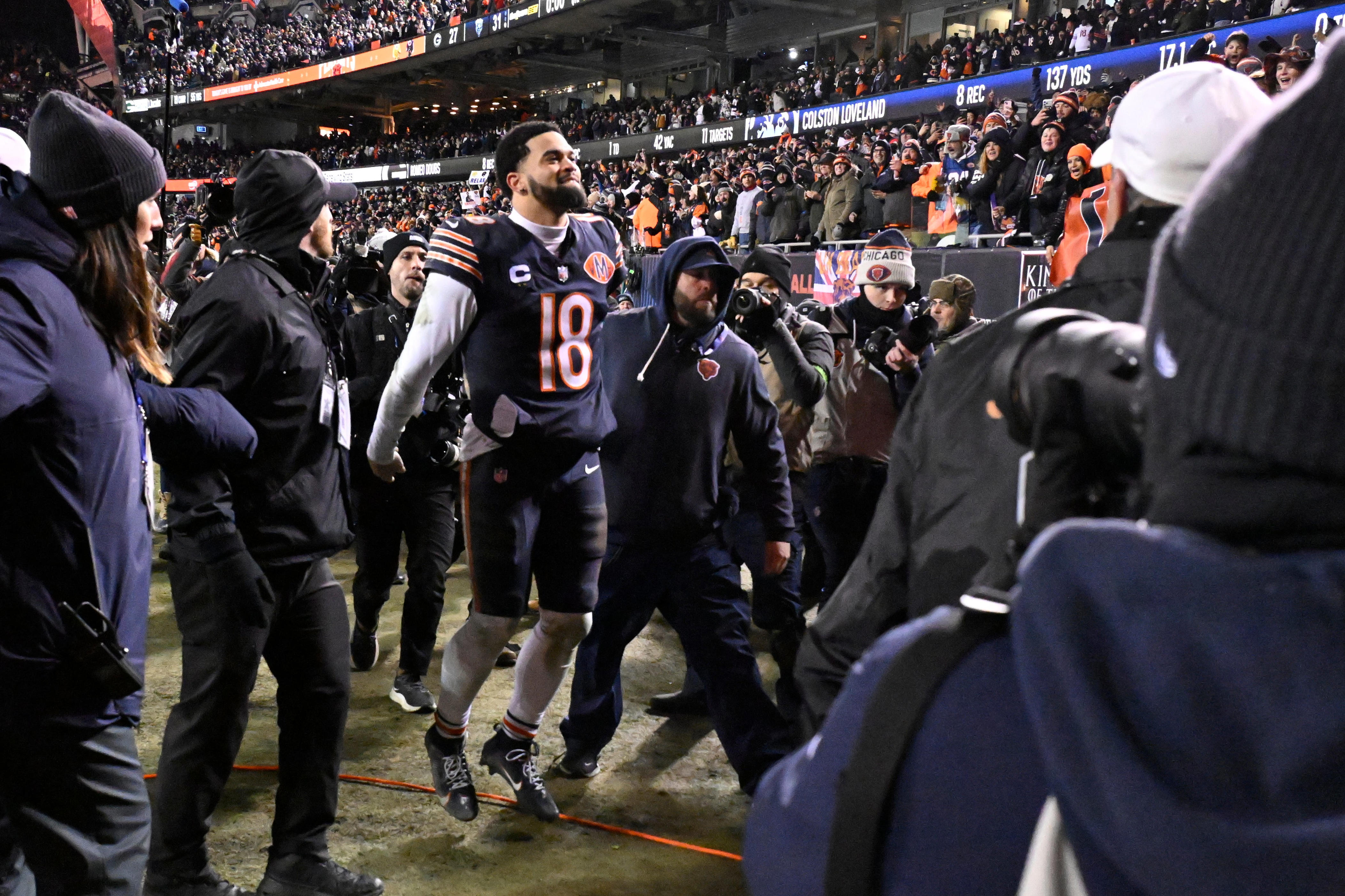 Bears QB Caleb Williams explains why he loves playing in Chicago