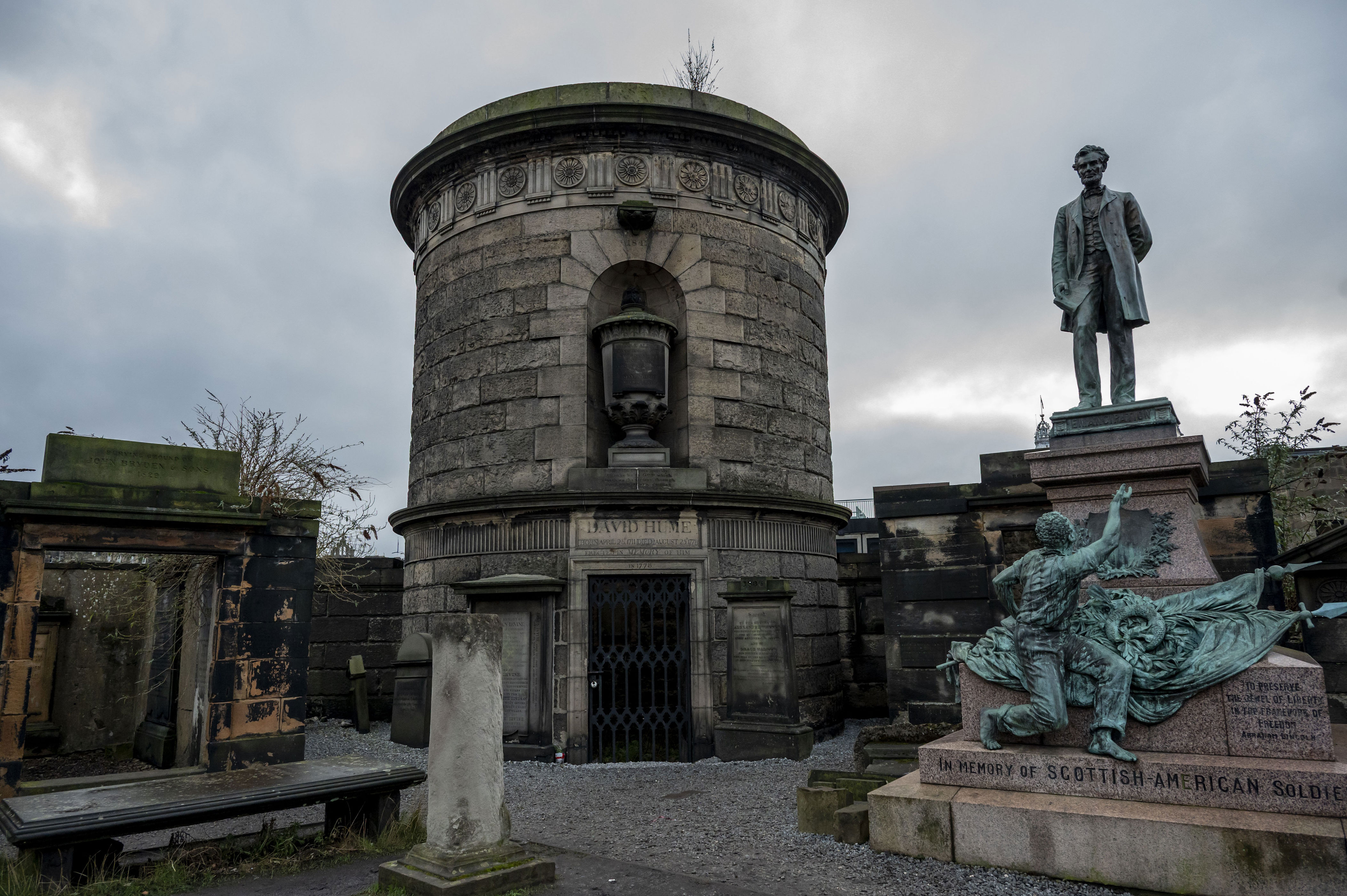 'Disturbing occult paraphernalia' found at David Hume mausoleum
