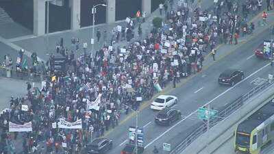 US: Several protests held against ICE in California