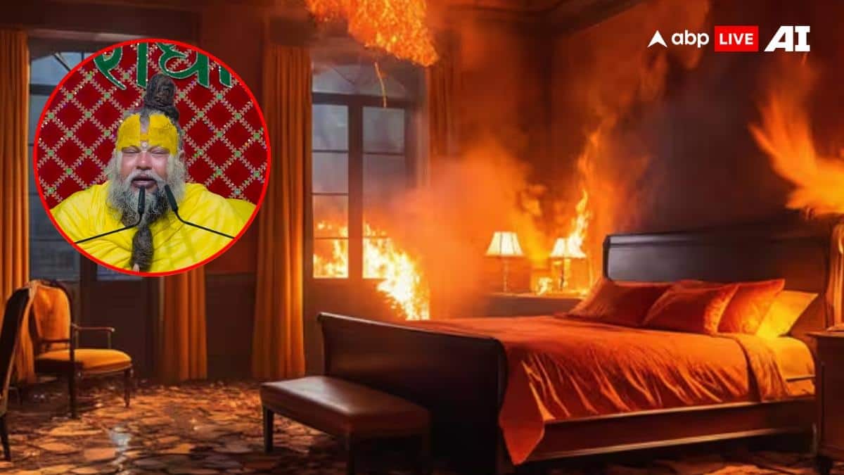 Fire breaks out at Premanand Maharaj's flat in Mathura