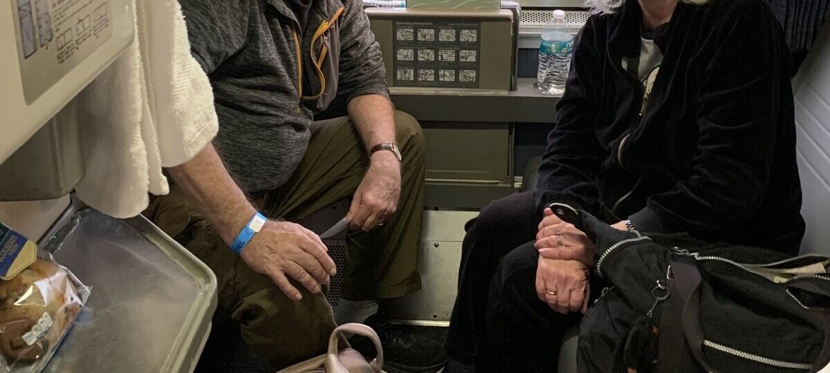 Choosing plan B for an Amtrak train trip