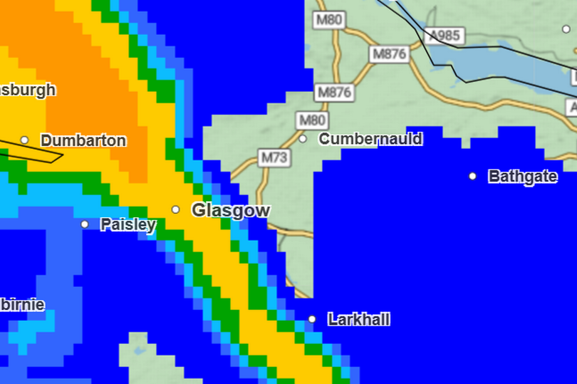 Glasgow faces heavy downpours and milder weather after snow and ice ...
