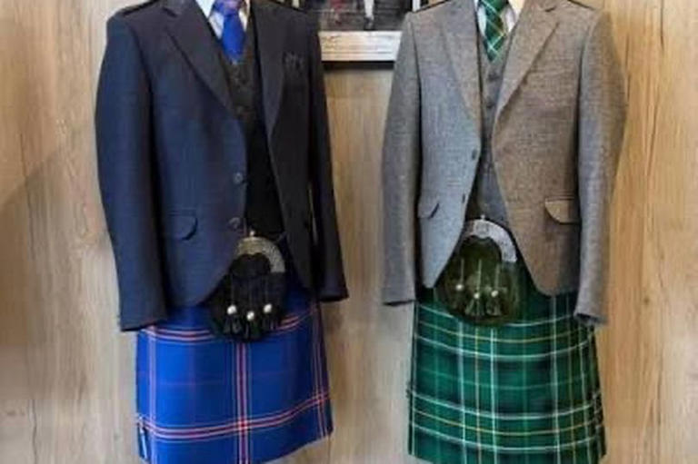 New Old Firm half-and-half tartan kilt created to mark actor's 20-year ...