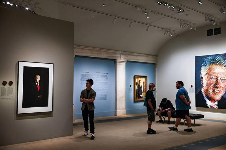 Smithsonian updates Trump portrait, removes text about double impeachment