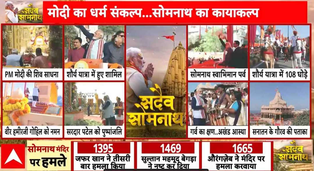 Special coverage: PM Modi reflects on Somnath Temple’s 1000-year legacy ...