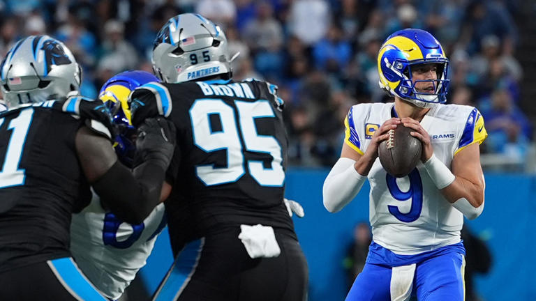 Dave Canales explains questionable defense vs. Matthew Stafford on Rams ...