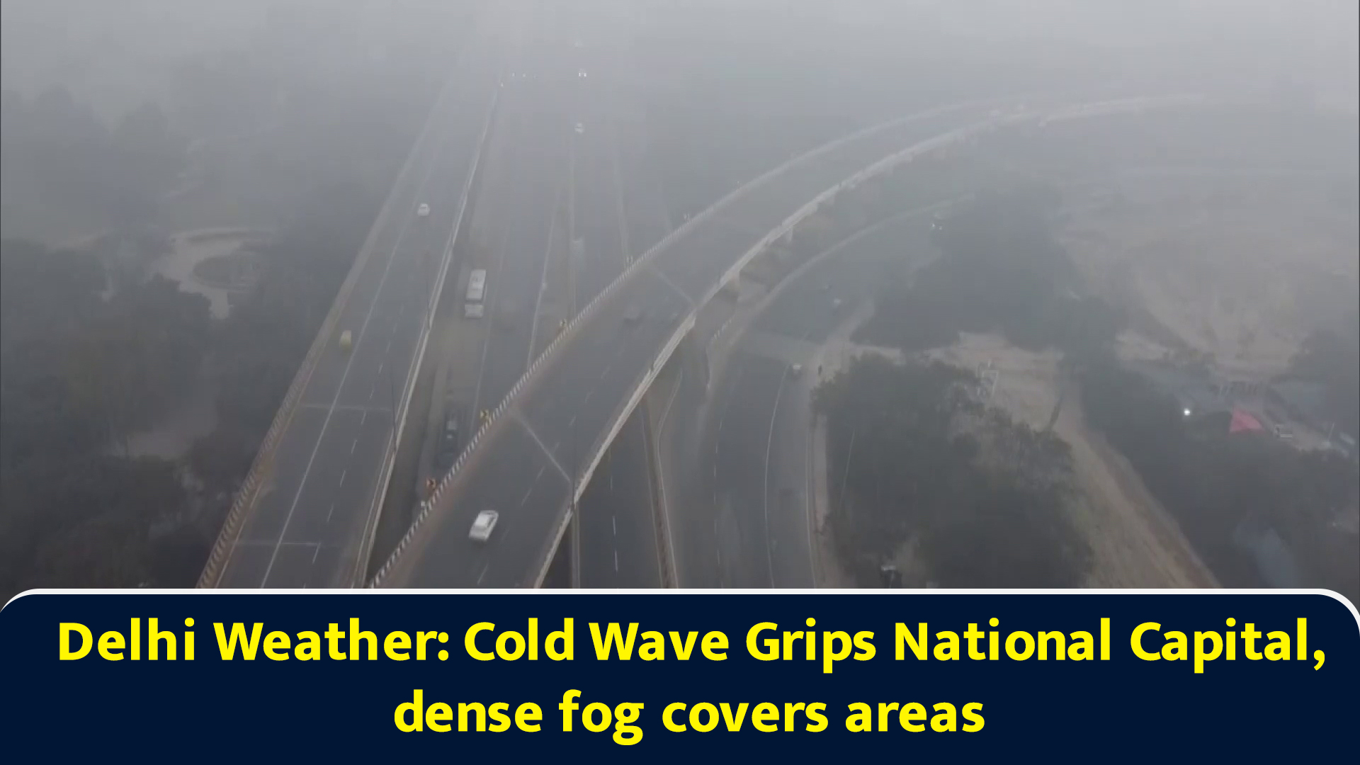 Delhi weather: Cold wave grips national capital, dense fog covers areas