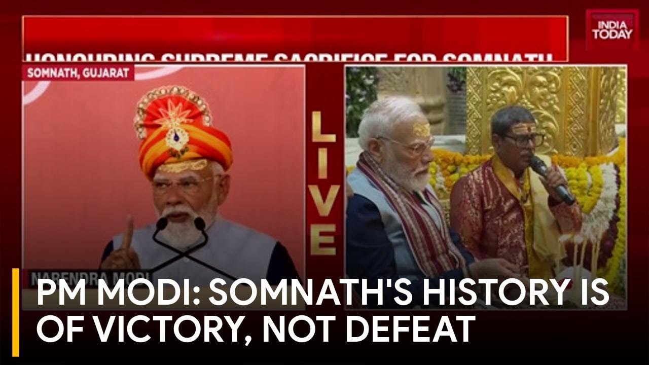 PM Modi on Somnath's 1000-year saga: 'History of victory and ...