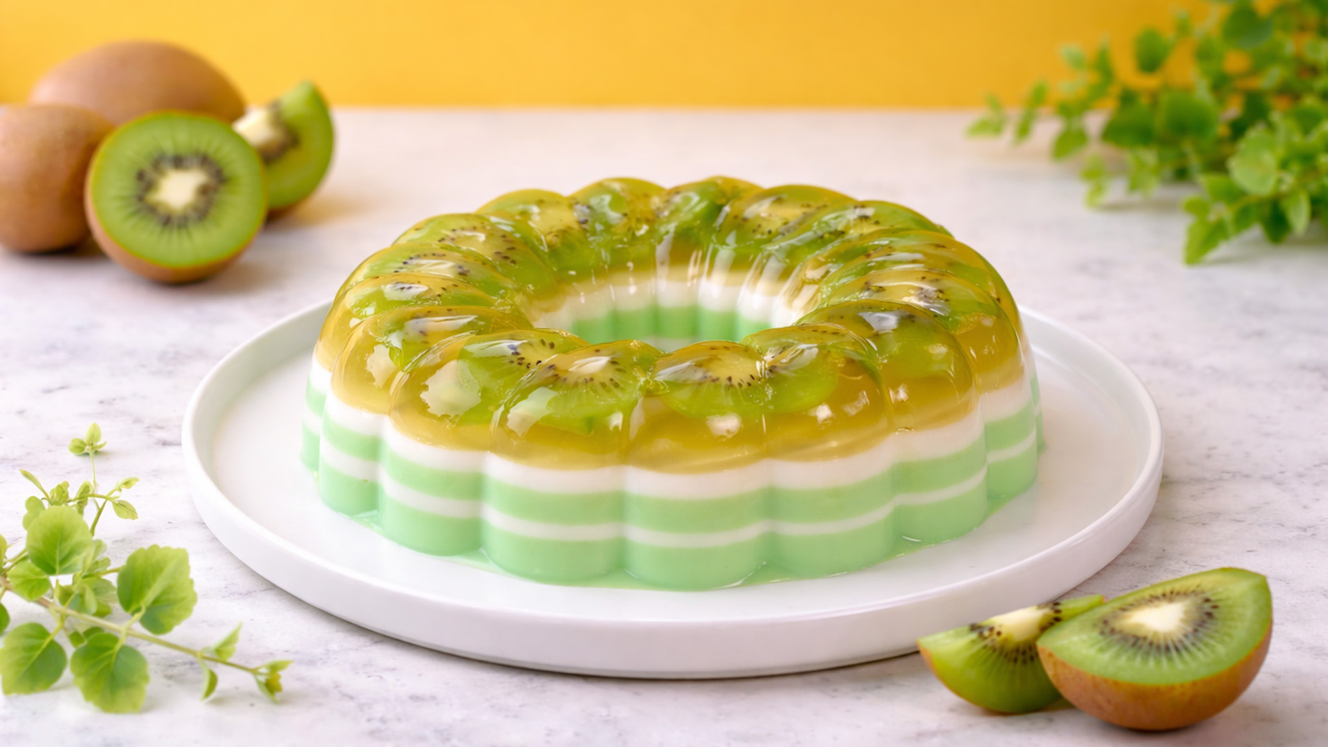 Kiwi-jelly toetje maken: fris en makkelijk