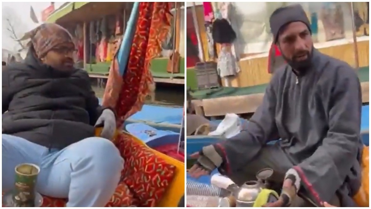 Kashmiri boatman's witty reply to tourist in viral video impresses internet