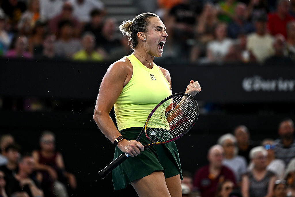 Sabalenka's cheeky hint to partner after retaining Brisbane crown
